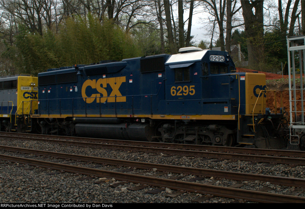 CSX GP40-2 6295 trails on C770-19